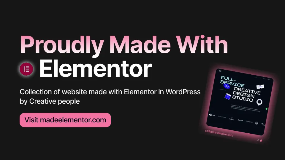 Elementor Showcase - Cool Website Projects